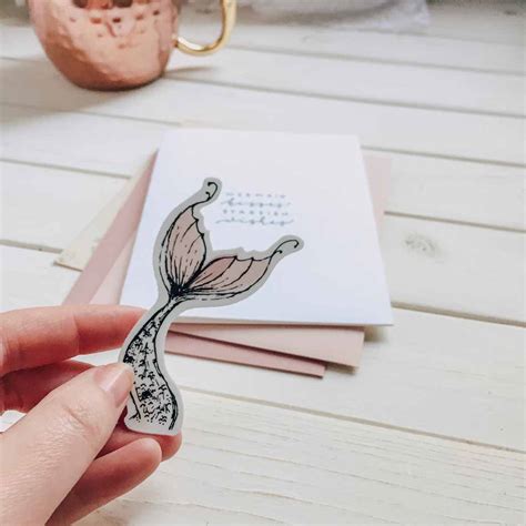 Mermaid Tail Sticker Optical Lift