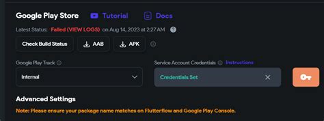 Flutterflow Issues With Google Play Releases Issue 1261
