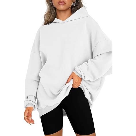 White Baggy Hoodie Women Baggy Clothes