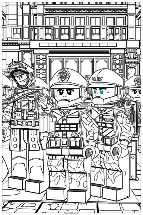 Lego City Police Coloring Pages [2025]