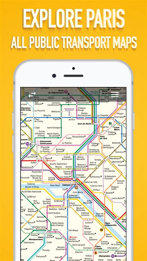 Paris Metro Map لنظام Iphone تنزيل