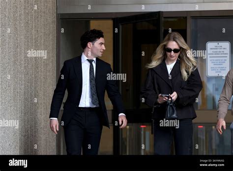 Dillon Dube Leaves The London Courthouse In London Ont Tuesday