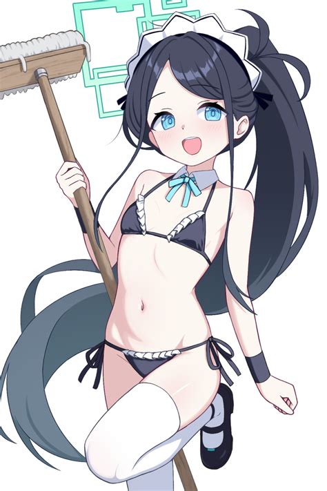 Io9 Aris Blue Archive Blue Archive Highres Bikini Black Hair