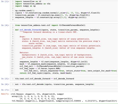 Masking Behavior Is Not Working With Crf · Issue 1443 · Tensorflow