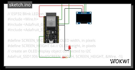 OLED1 Wokwi ESP32 STM32 Arduino Simulator