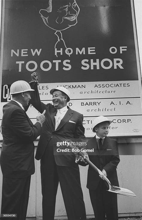 Toots Shor Ground Breaking For His New Restaraunt News Photo Getty