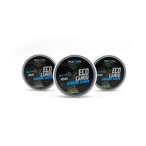 P R Baits Eco Leadcore Leader 45lbs Leadcore Bleifrei