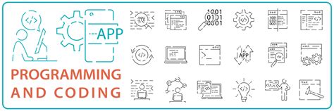 Thin Line Icons Set Icons For Seo Website And App Design And
