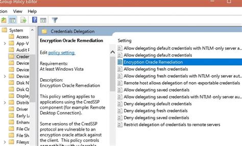 Lỗi Remote Desktop Credssp Encryption Oracle Remediation Vinahost