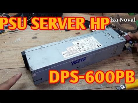 Servis Psu Server Hp Youtube