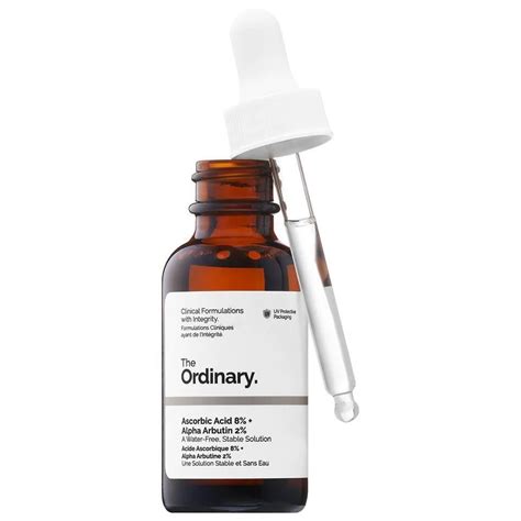 The Ordinary Essence Ascorbic Acid 8 Alpha Arbutin 2 Brightens Reduces Dark Spots 30ml