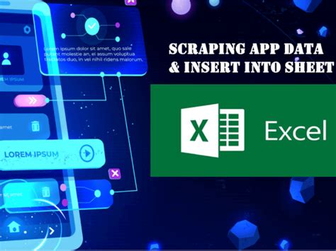 Any APP Data Into Excel Sheet Upwork