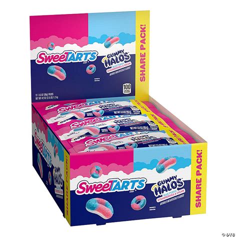 42 Oz Sweetarts® Gummy Halos Candy Share Packs 12 Pc Oriental Trading