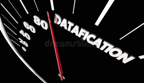 Datafications Geschwindigkeitsmesser Drehungs Informationen In Daten