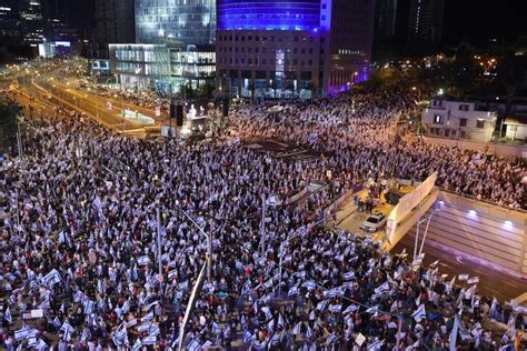 Israël Des dizaines de milliers de manifestants contre la réforme