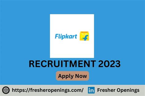 Flipkart Jobs For Freshers 2023 2024 Freshers Hiring Drive Apply Soon