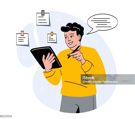 Note Taking Concept Stock Illustration Download Image Now Writing
