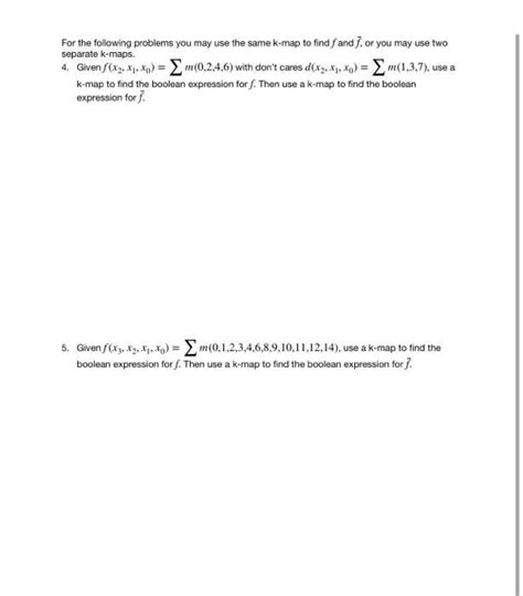 Solved 1 Given Fx2x1x0∑m0236 Use A K Map To Find