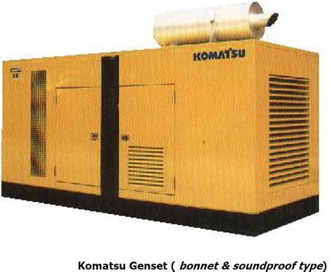Belajar Alat Berat Mengenal Arti Kode Pada Genset Komatsu