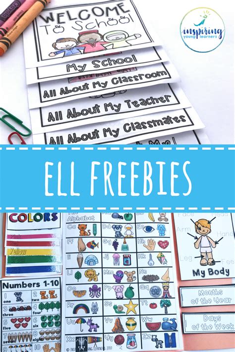 Free Products And Activities For Ell Newcomers Ellnewcomers Ellfreebies Tpt Esl Teaching