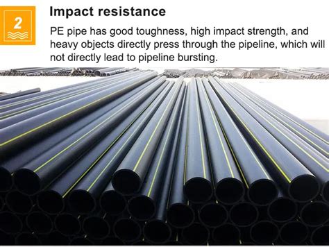 Project Customized Pe100 Natural Gas Pipeline High Density Polyethylene Flame Retardant Pipe Pe