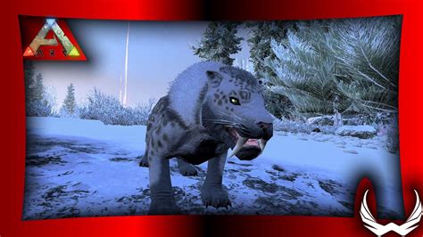 X Sabertooth Taming Level Ark Genesis Series Ep Youtube