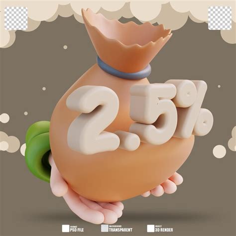 Ilustración 3d Mano Dando Limosna 2 Archivo Psd Premium
