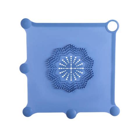 Silicone Floor Drain Cover Hair Filter Bathroom Sewer Anti Clogging