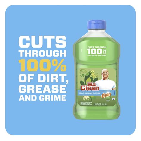 Mr Clean With Gain Original Scent Multi Surface Cleaner 45 Fl Oz