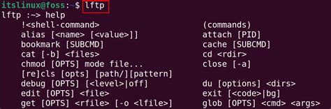 Lftp Command In Linux Its Linux Foss