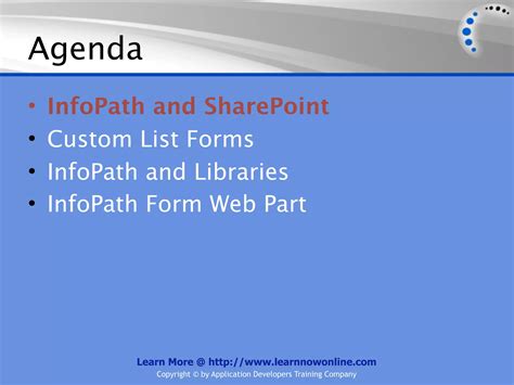 Sharepoint Introduction To Infopath Ppt