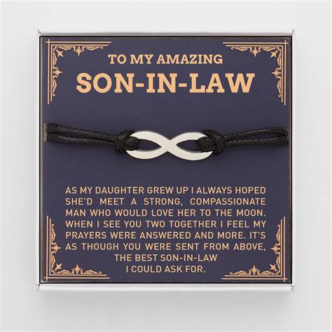 Gifts From Mother In Law Future Son In Law Wedding Gift Etsy UK