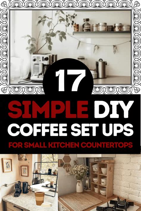 17 Simple Coffee Corner Stations For Small Kitchens