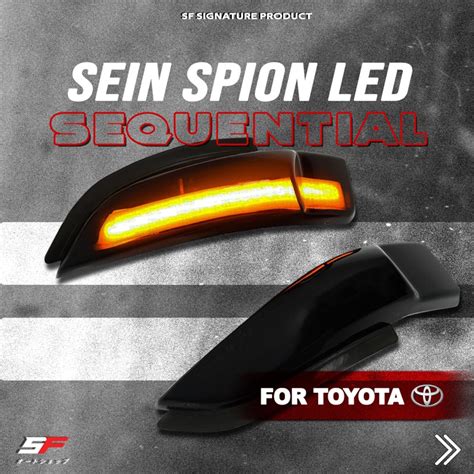 Jual Sein Spion LED Sequential Toyota Yaris Vios Camry Altis Calya