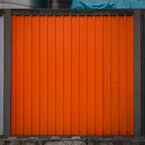 Premium Photo Orange Ship Container
