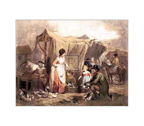Poultry Market Fine Art Print By James Ward At