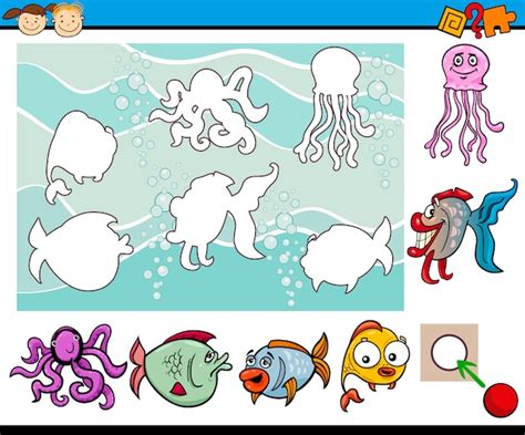 어린이를위한 교육 게임 프리미엄 벡터