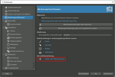 GIMP Ebenen Automatisch Aktivieren Home