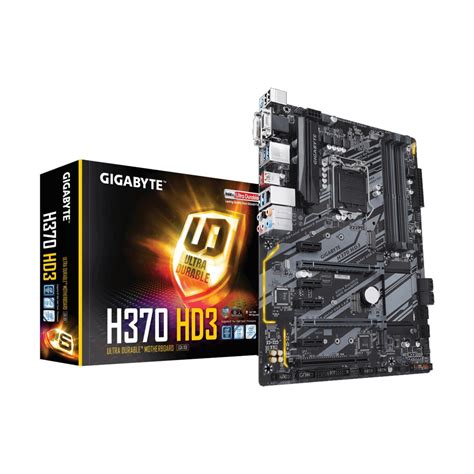 Gigabyte H370 Hd3 Ddr4 8th 9th Gen Lga1151 Socket Mainboard Ga H370 Hd3 Khan Computers