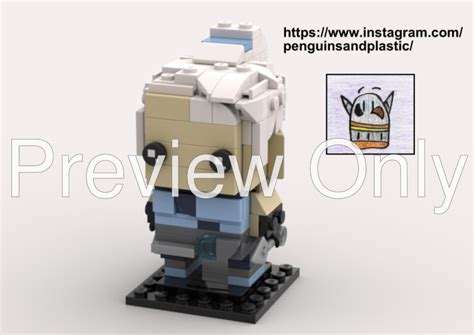 Lego Moc Valorant Jett Brickheadz By Penguins And Plastic Rebrickable