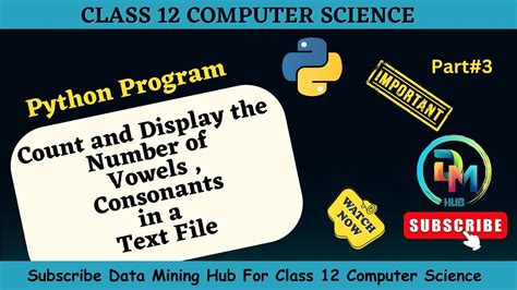 part 3 counting no of vowels consonants in a text file file