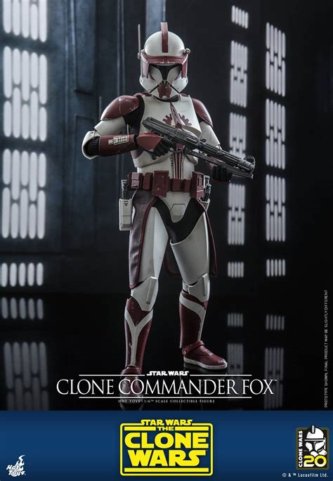 Clone Commander Fox Hot Toys Tms103 Star Wars The Clone Wars 1 6th