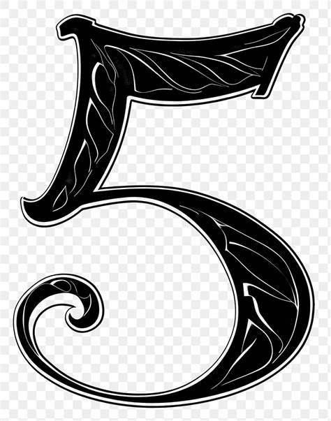Png Number 5 Alphabet Number Free Png Rawpixel
