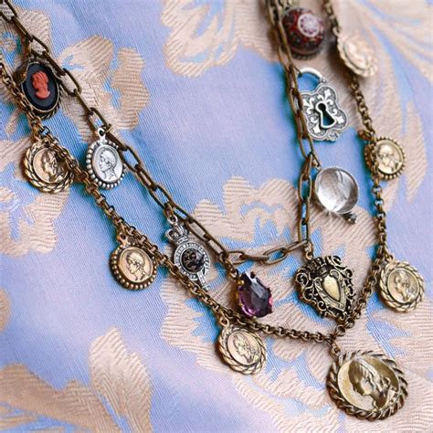 Vintage Curiosity Necklace Statement Necklace Sweet Romance Sweet