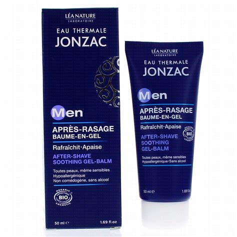 JONZAC Men Après rasage baume en gel bio tube ml Parapharmacie Prado Mermoz