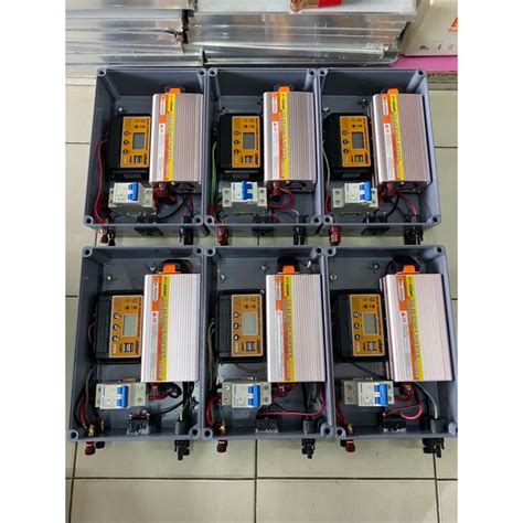 ชุดคอลโทรล ชุดนอนนาโซลาร์เซลล์ 1000w พร้อมกล่องกันน้ำ Shopee Thailand