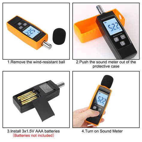 RZ DB Digital Sound Level Meter Decible Monitor DB Meters Mini Noise Meter Noise