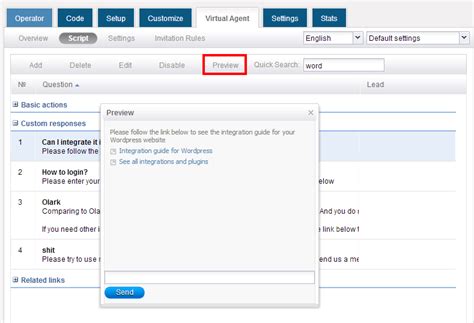 Setup Virtual Agent Chat Script Helponclick Visit Now