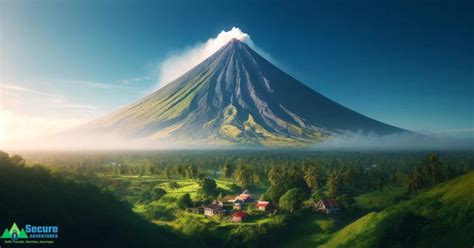 Mayon Volcano In Albay Majestic Landmark And Geologic Wonder