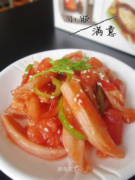 Sweet And Sour Lotus Root Strips Recipe Simple Chinese Food